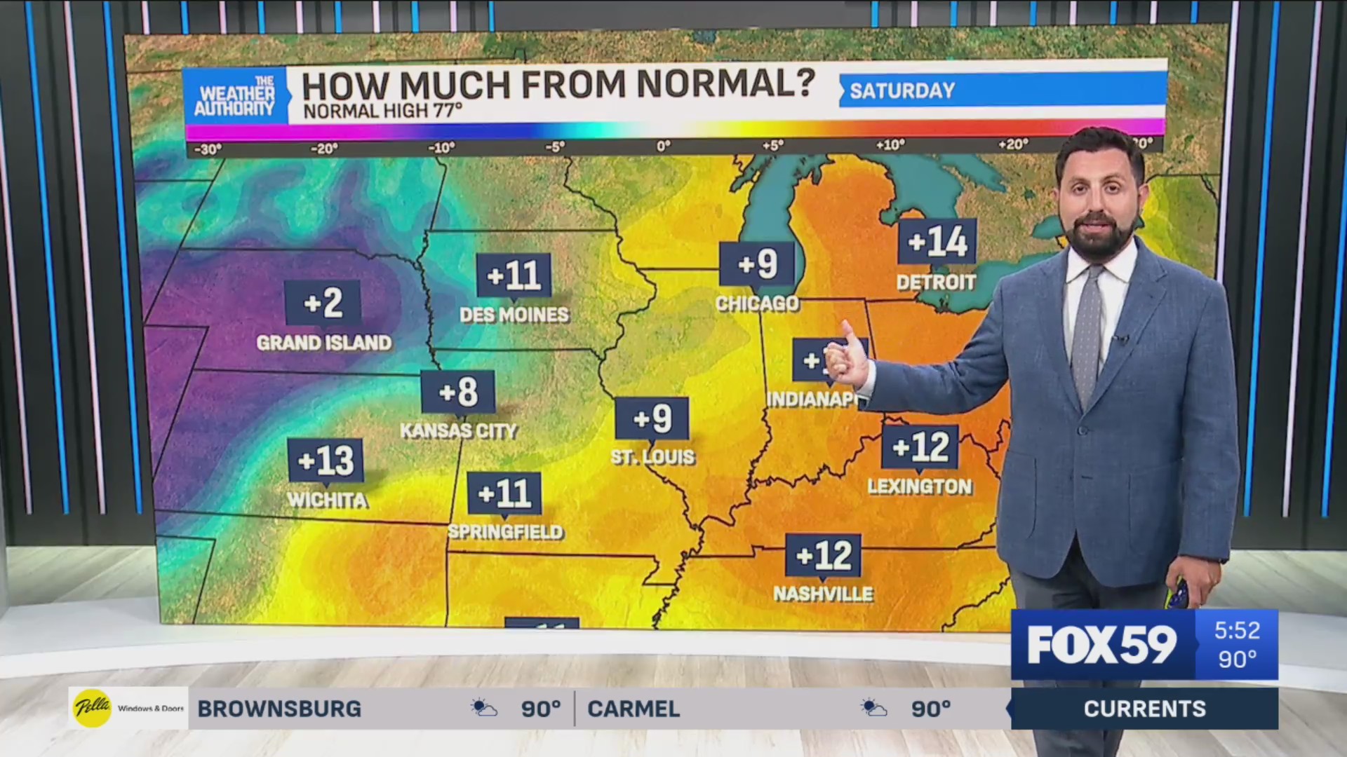 Heat continues as rain chances return to the forecast – Fox 59