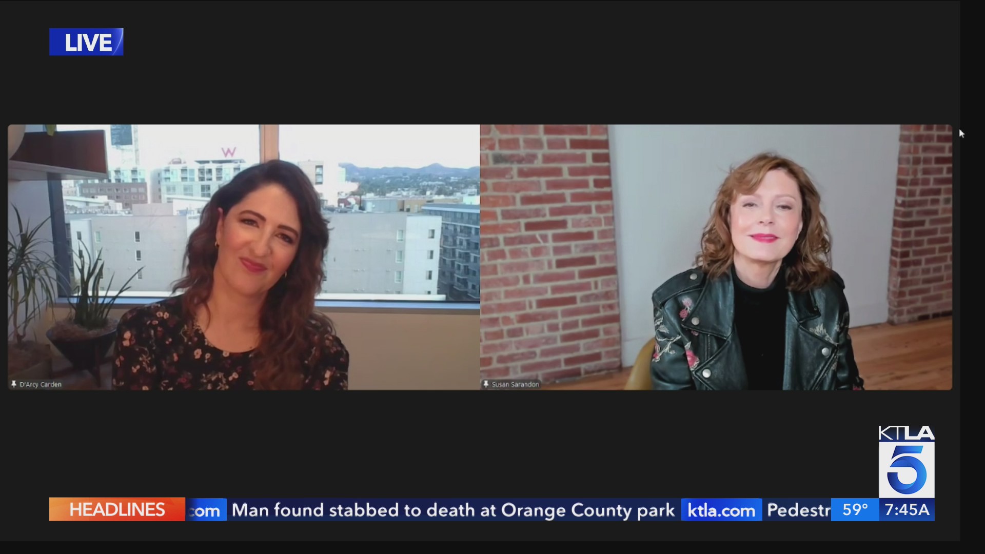 Susan Sarandon and D’Arcy Carden share details about their new movie ...