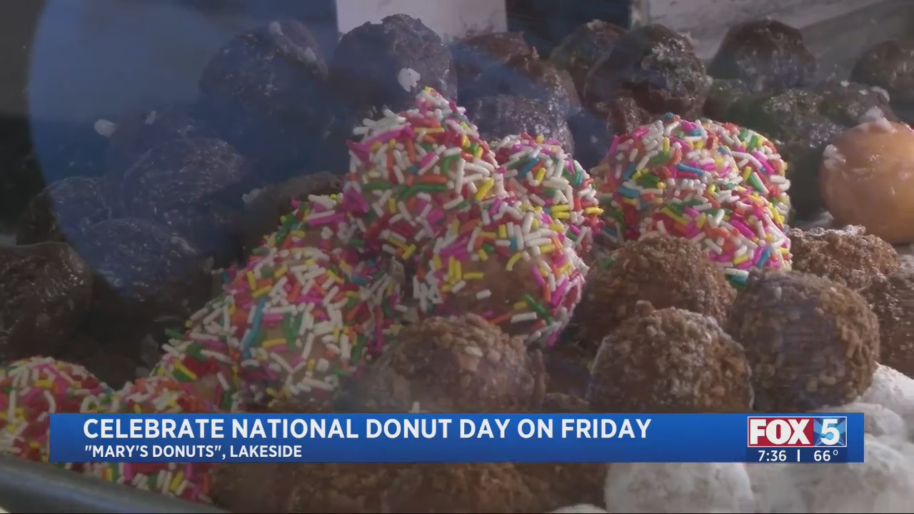 Celebrate National Donut Day on Friday – FOX 5 San Diego & KUSI News