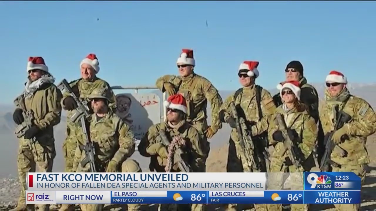 Memorial honoring fallen DEA agents, military personnel unveiled – KTSM ...