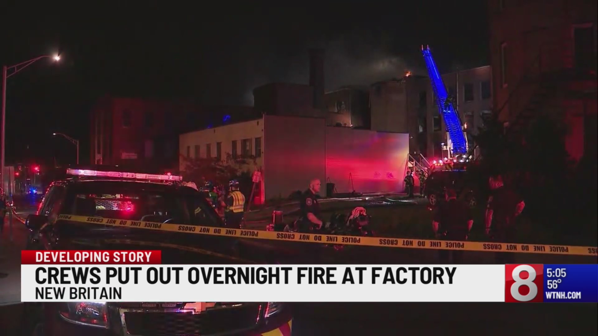 Major fire erupts at commercial building in New Britain – WTNH.com