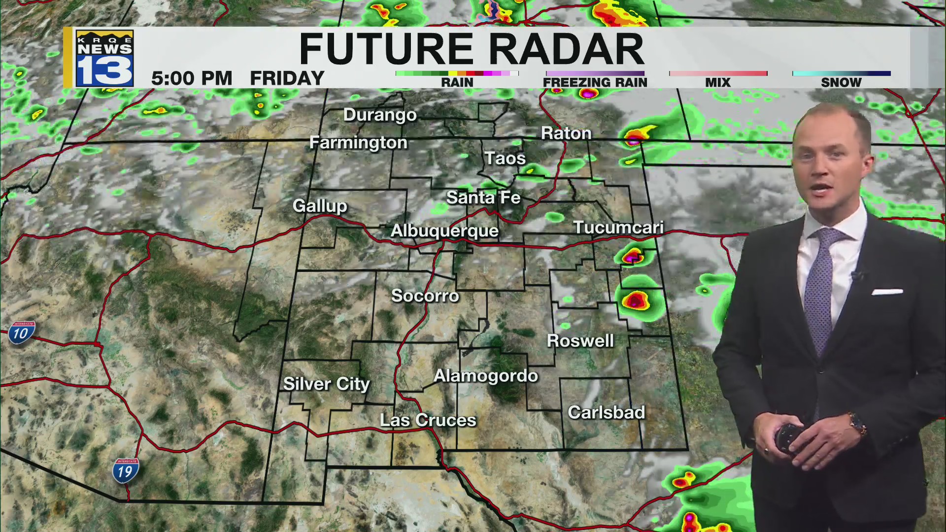 Severe storms moving through eastern New Mexico today – KRQE NEWS 13 ...