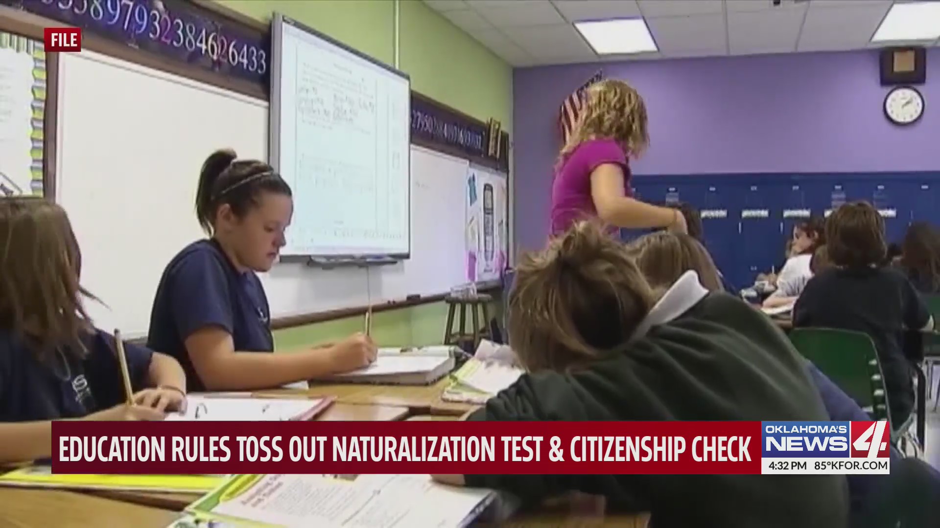 Education rules toss out naturalization test & citizen check – KFOR.com ...