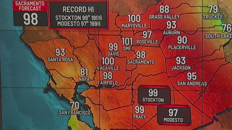 Central Valley weather continues to match records before cooler ...