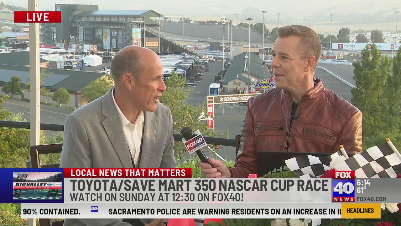 Sonoma Raceway VP discusses fan excitement surrounding race on Sunday ...