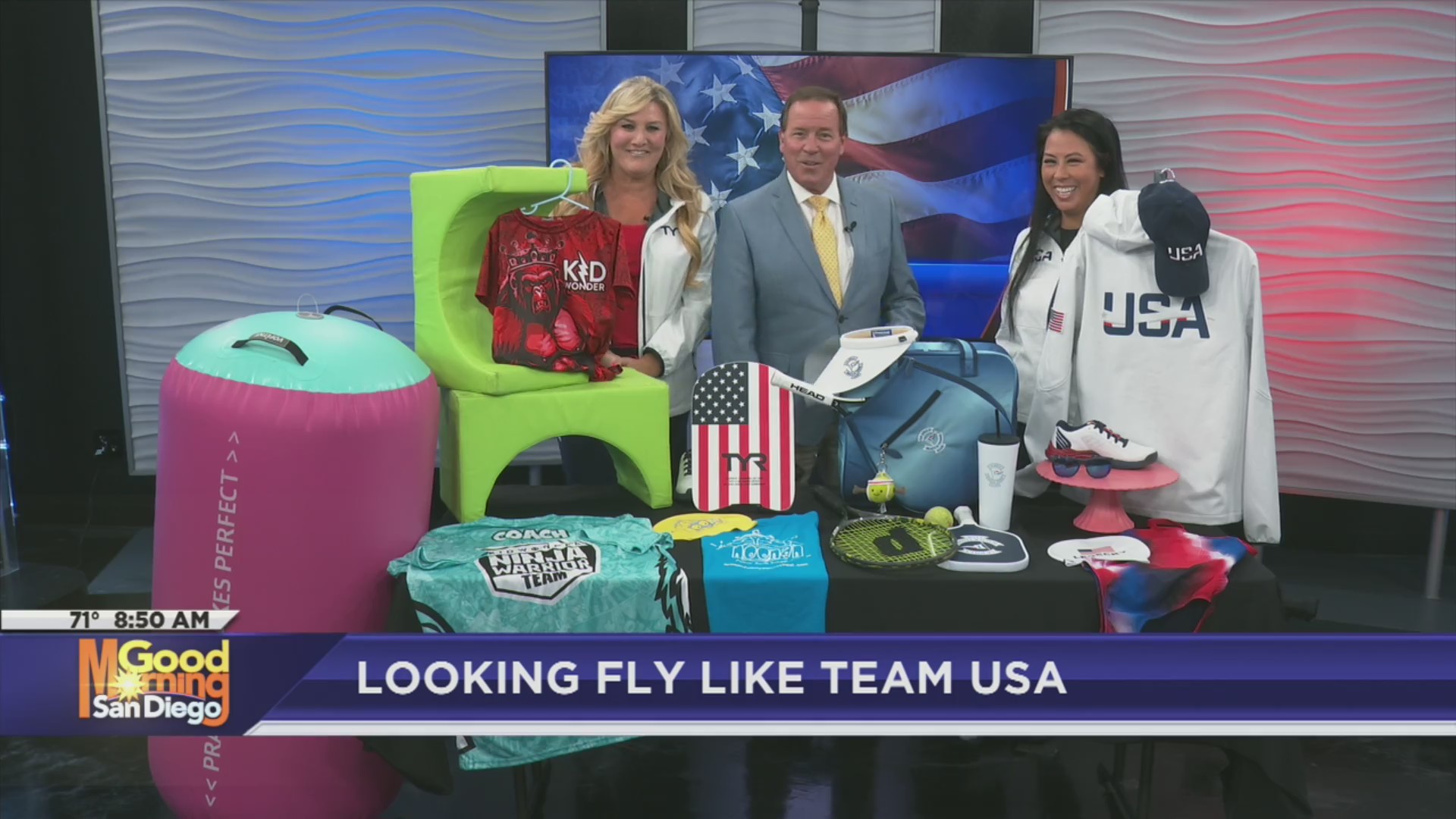 Train Like An Olympian with Family Entourage – FOX 5 San Diego & KUSI News