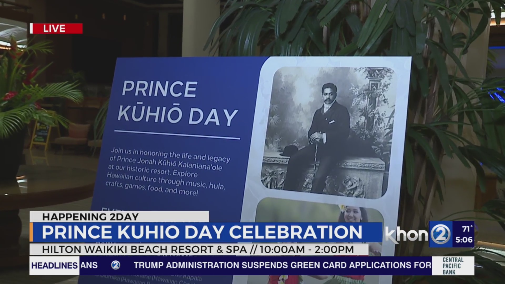 Celebrate Kuhio Day at the Hilton Waikiki Beach Resort & Spa – KHON2