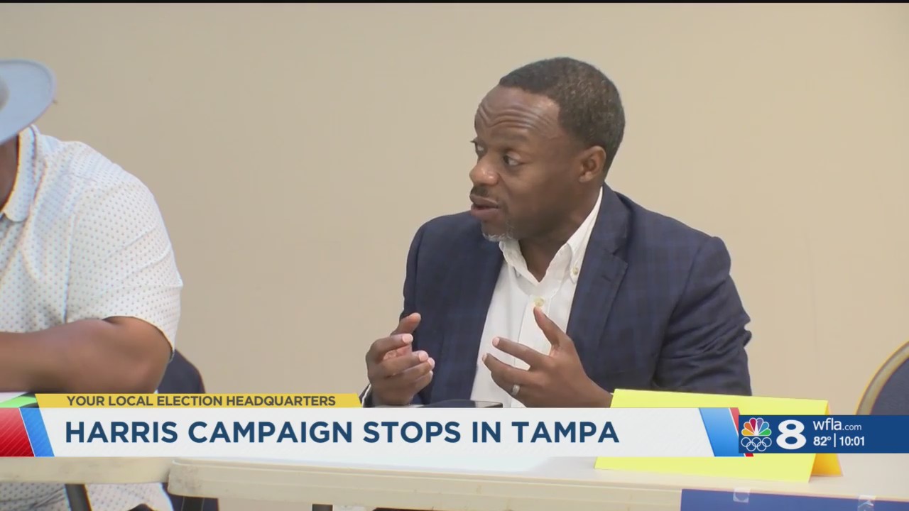 ‘She can be a catalyst’: Kamala Harris campaign stops in Tampa to ...
