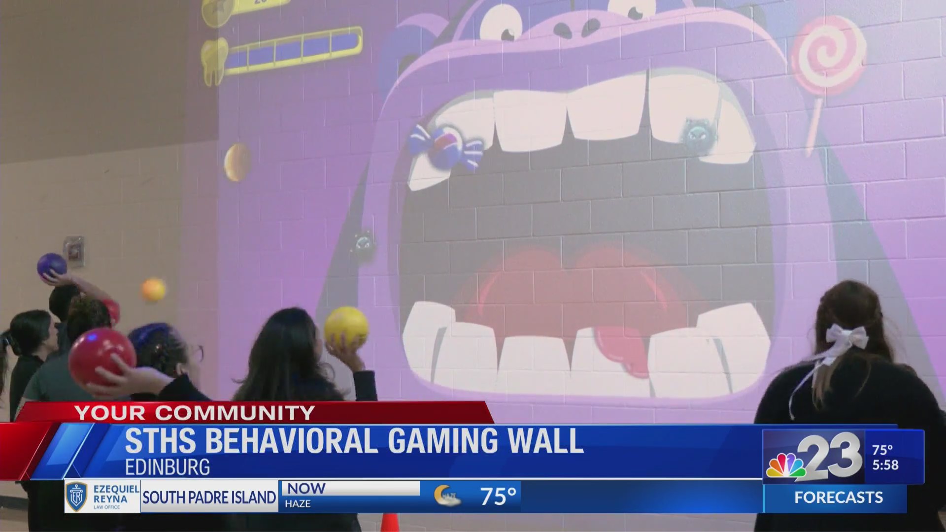 STHS Behavioral Gaming Wall – KVEO-TV