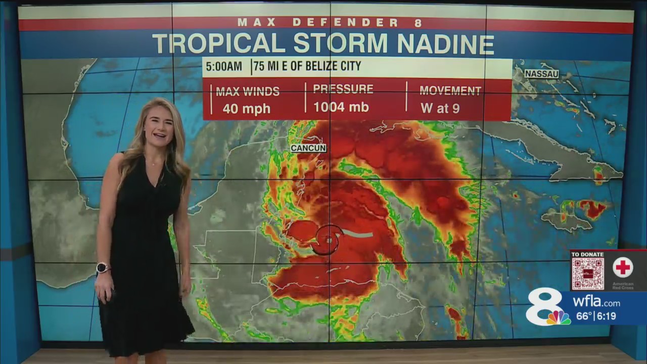 Tropical Storm Nadine forms in the Gulf of Mexico, no threat to Florida ...