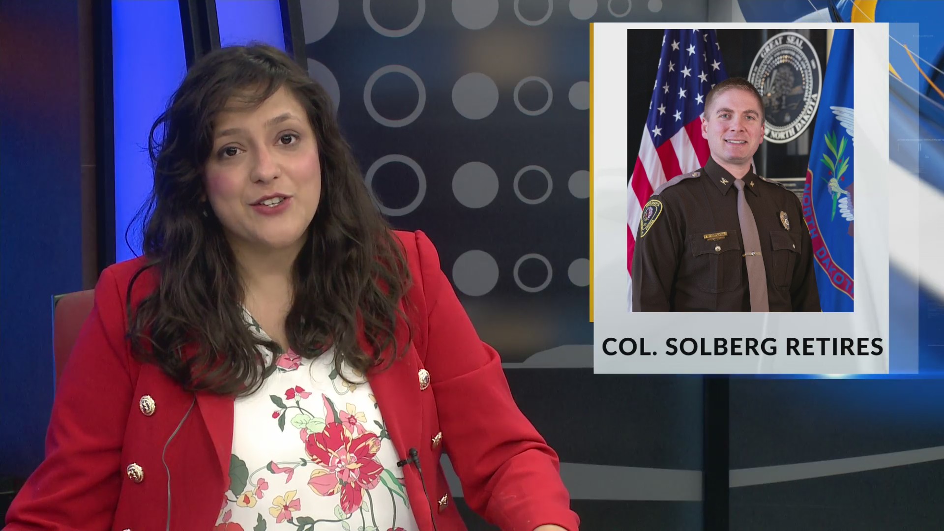 North Dakota Highway Patrol superintendent Colonel Brandon Solberg ...