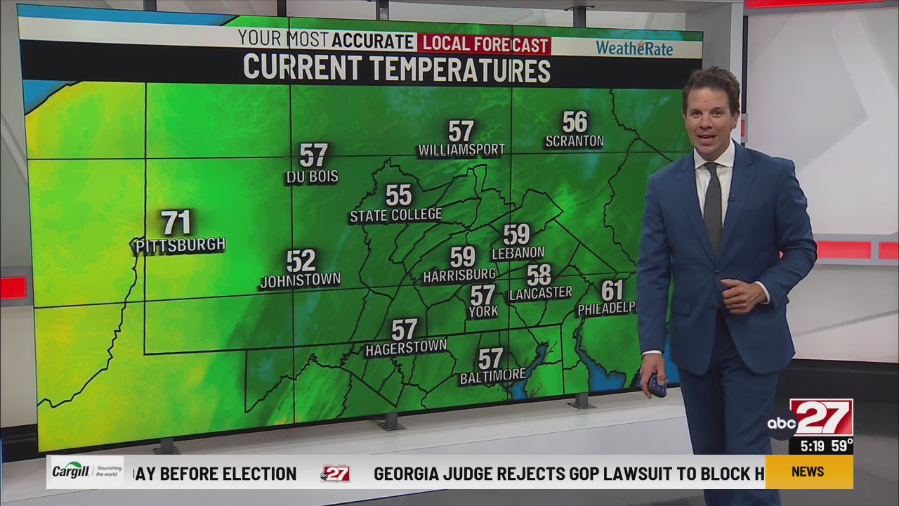 Eric’s Monday Evening Forecast – ABC27
