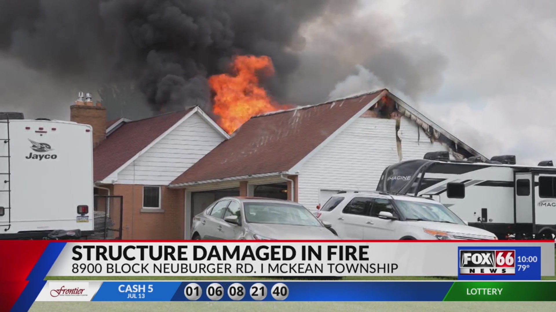Fire heavily damages house in McKean Twp. – WJET/WFXP/YourErie.com