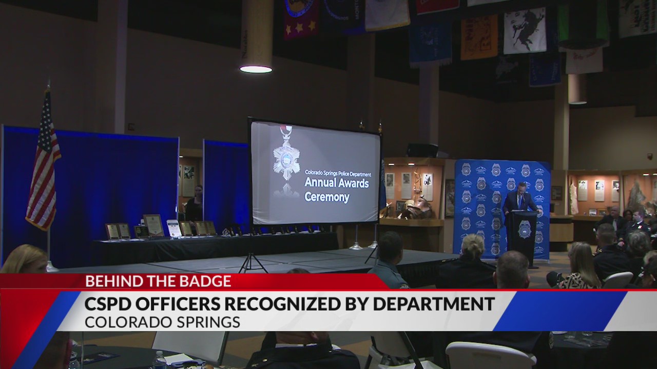 Officers, civilians honored at CSPD award ceremony – FOX21 News Colorado