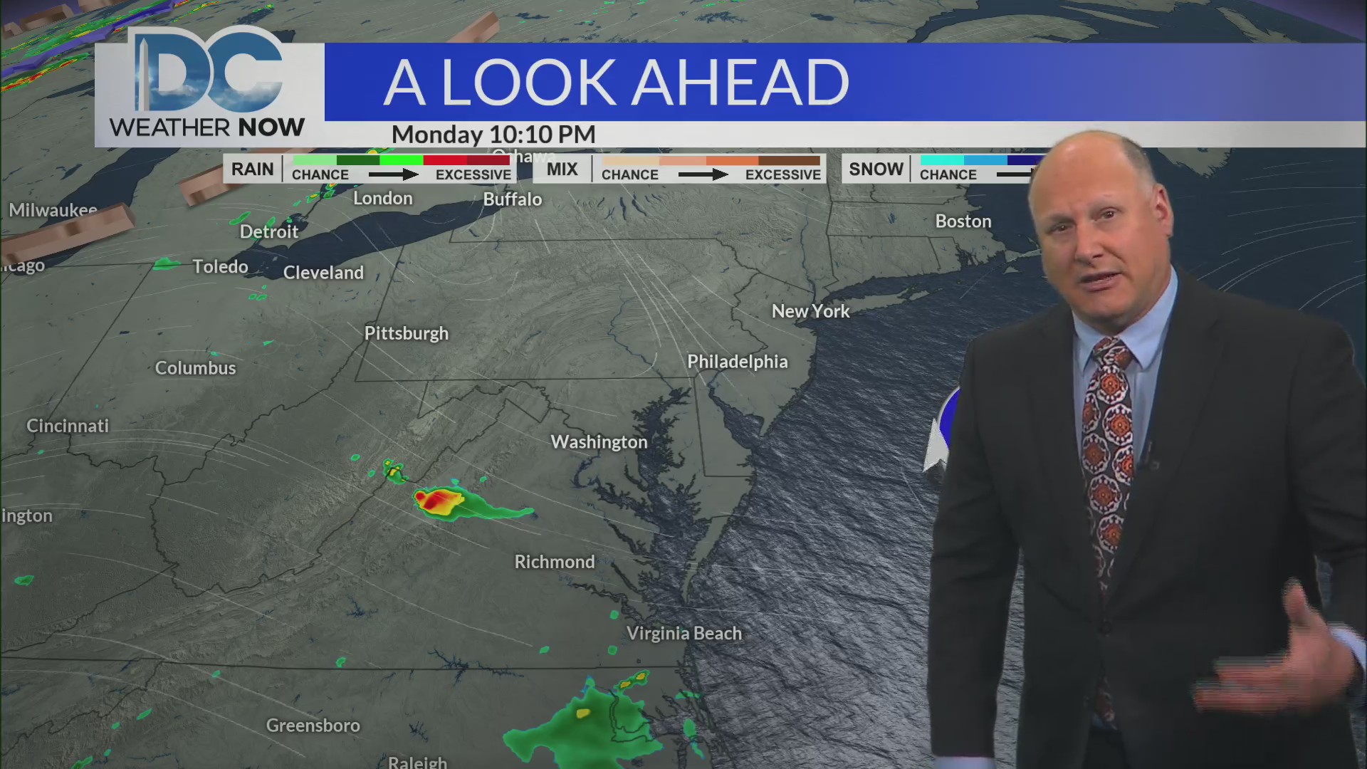 More humid today, but a hazy sky will be seen – DC News Now | DC ...