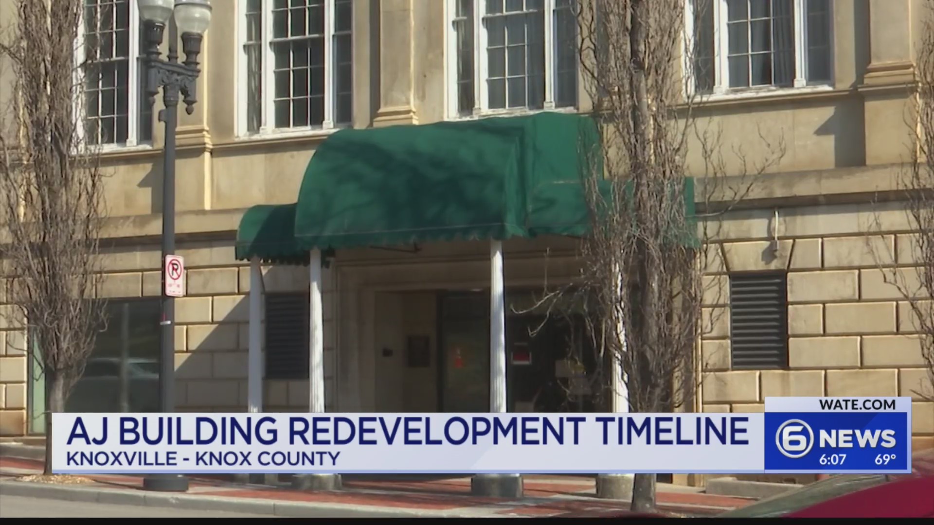 AJ Building redevelopment timeline – WATE 6 On Your Side