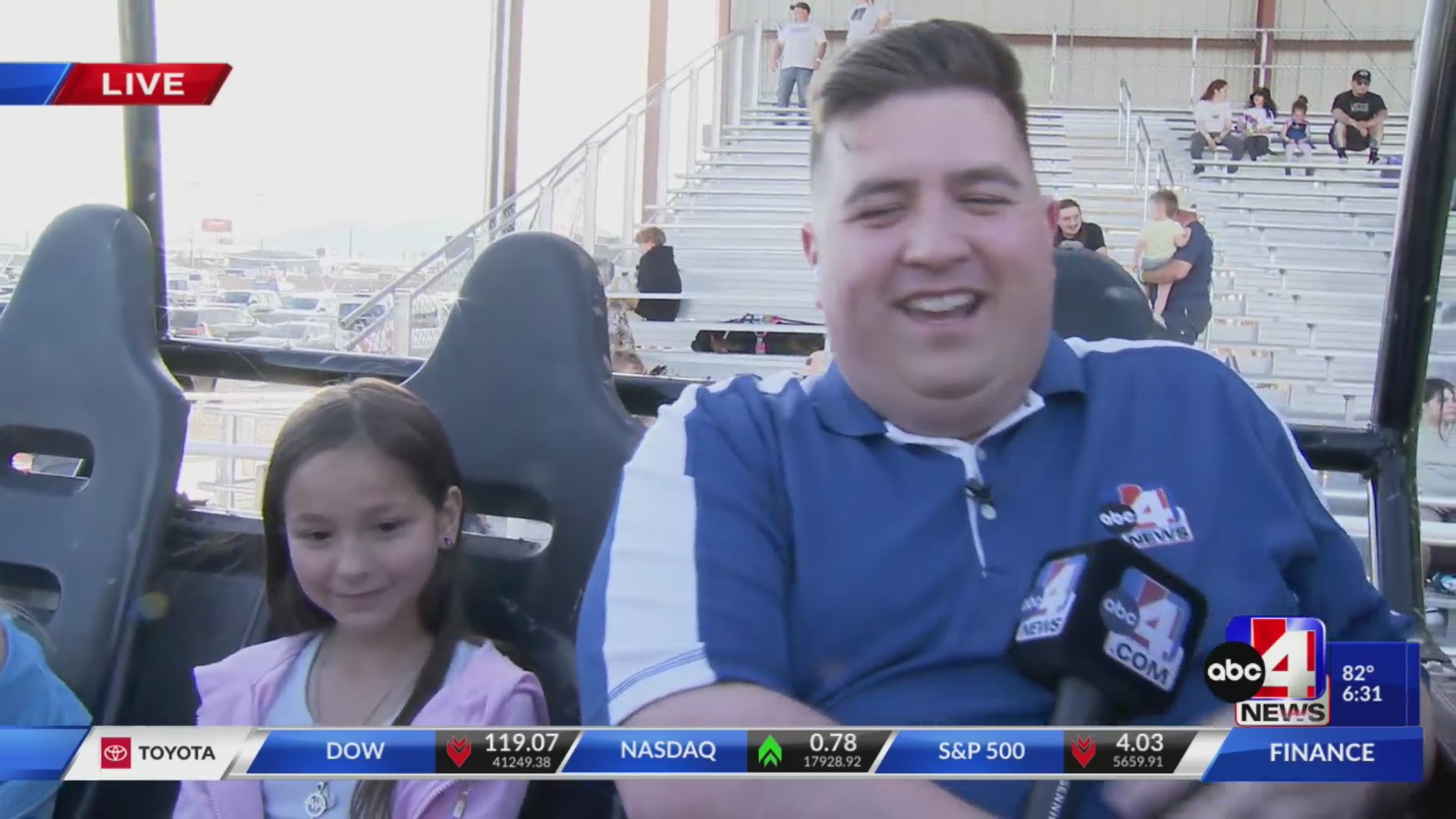 ABC4’s Jordan Tracy rides a monster truck at Golden Spike Rodeo – ABC4 Utah