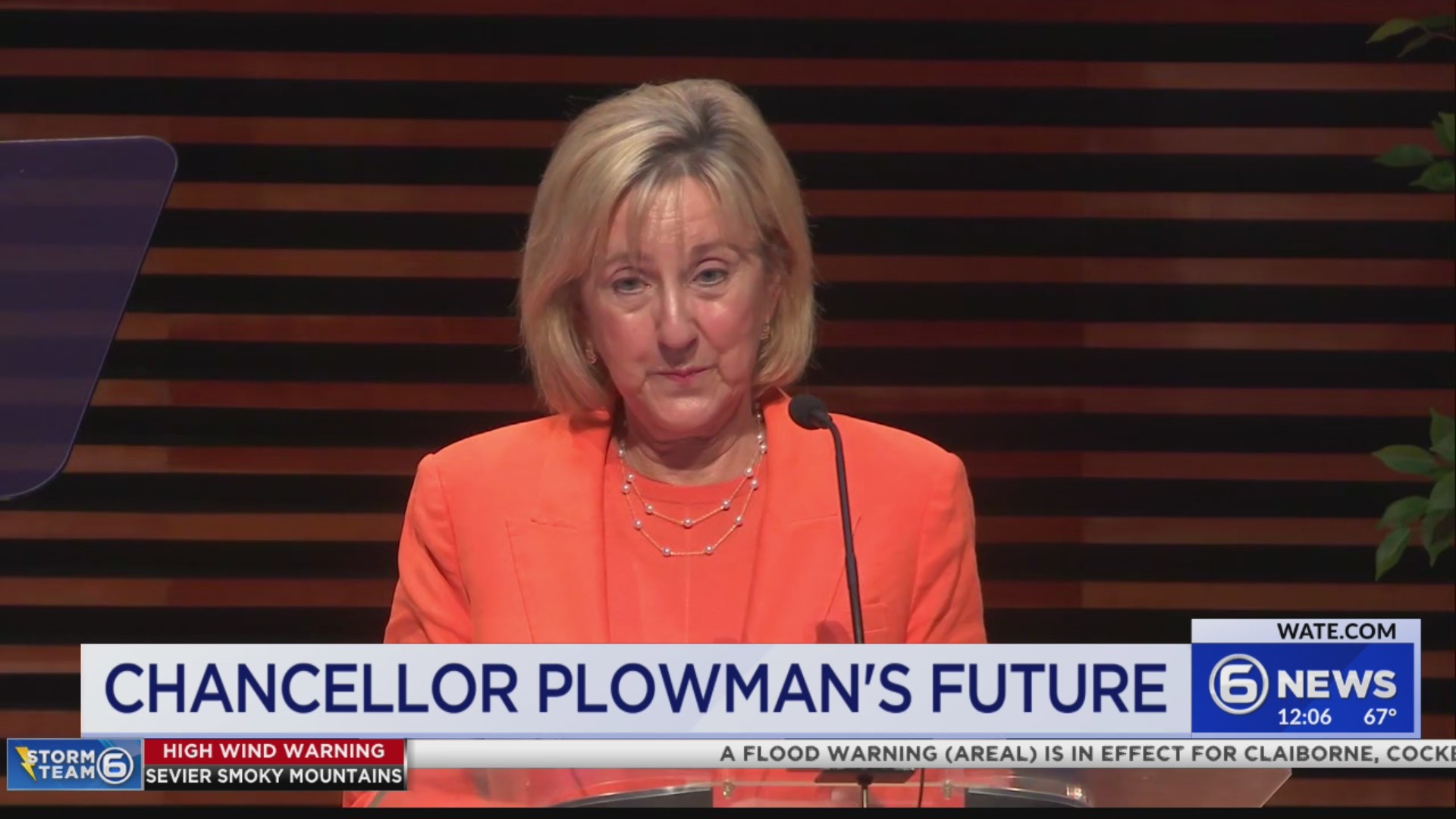 Chancellor Plowman’s future at UTK – WATE 6 On Your Side