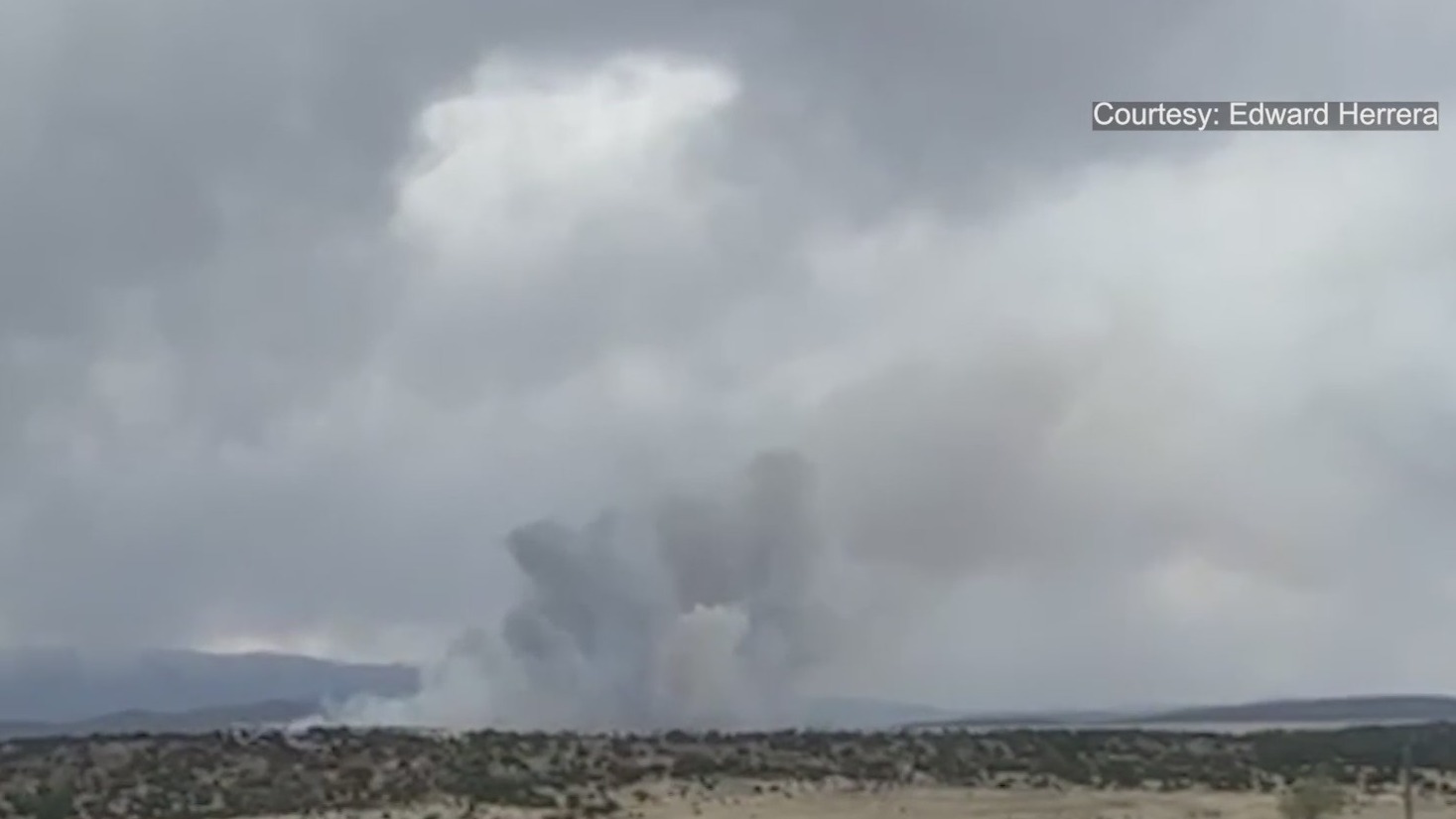 Las Tusas Fire near Sapello prompts road closure – KRQE NEWS 13 ...