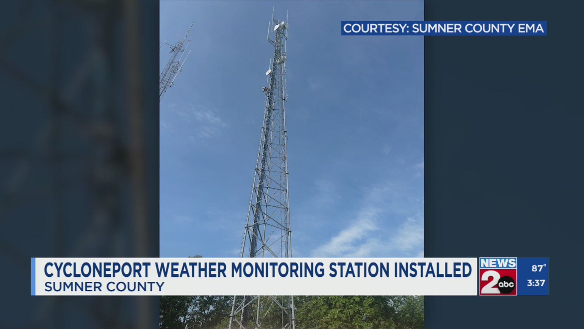 Cycloneport weather monitoring station installed in Sumner County, TN ...