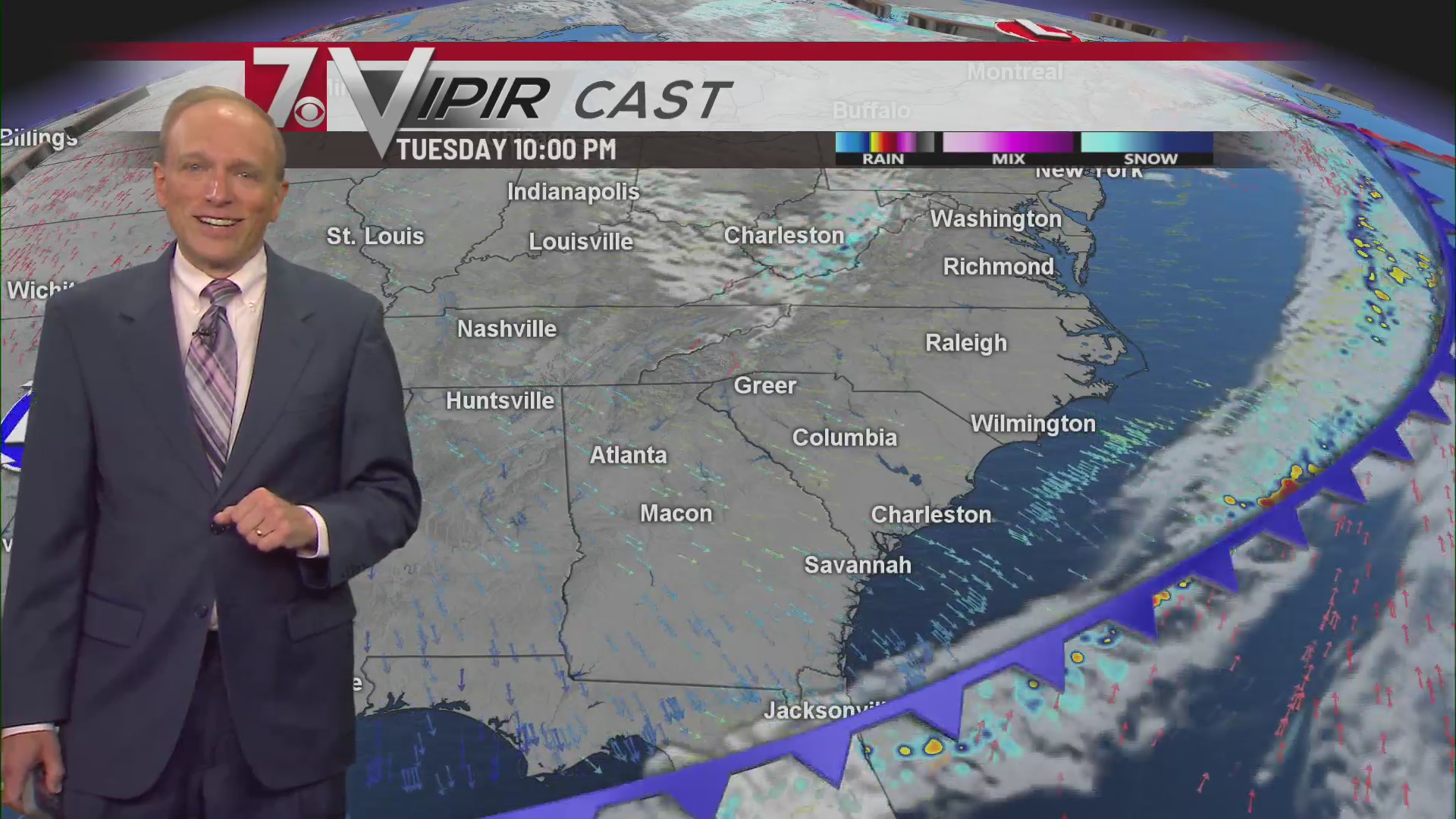 7Weather Tuesday AM Forecast – WSPA 7NEWS