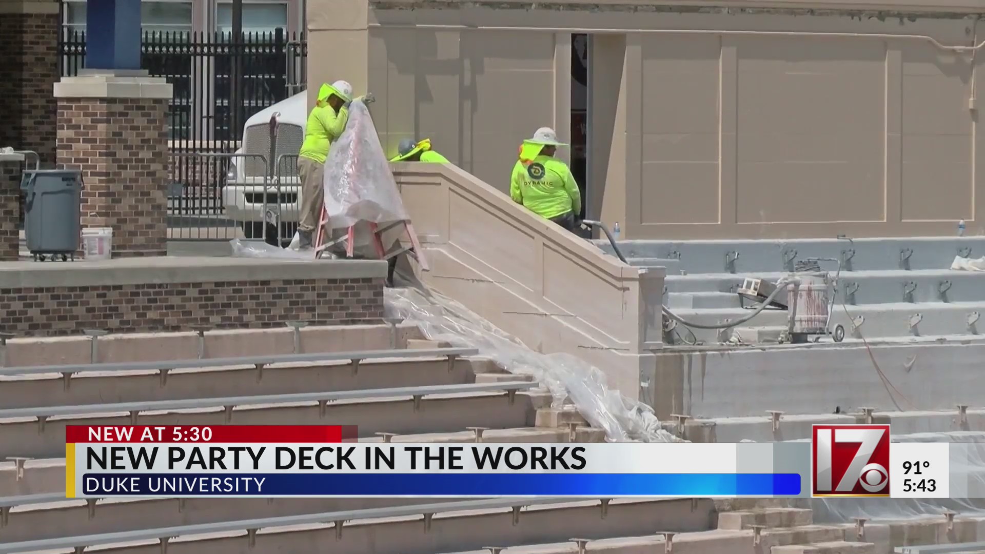 Duke adding Devils Deck section at Wallace Wade Stadium – CBS17.com