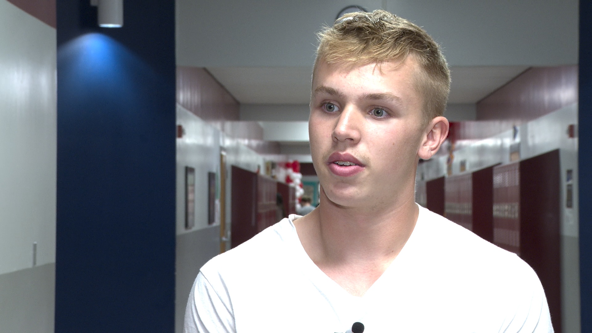 Grove High School senior Jacob Reed talks about local first responders ...