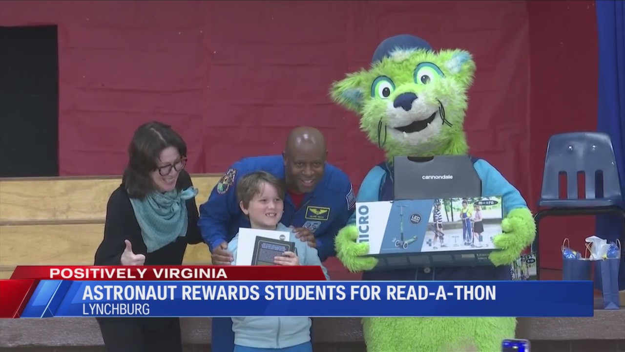 Astronaut rewards students for read-a-thon – WFXRtv