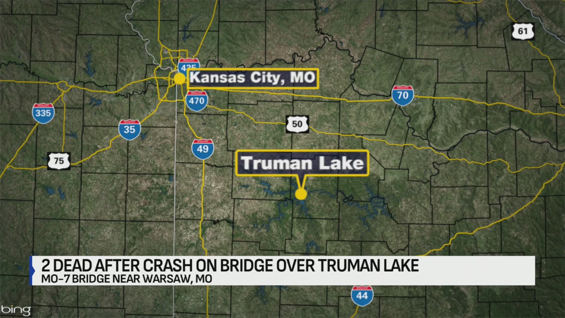 2 dead after crash on bridge over Truman Lake: MSHP – FOX 4 Kansas City ...