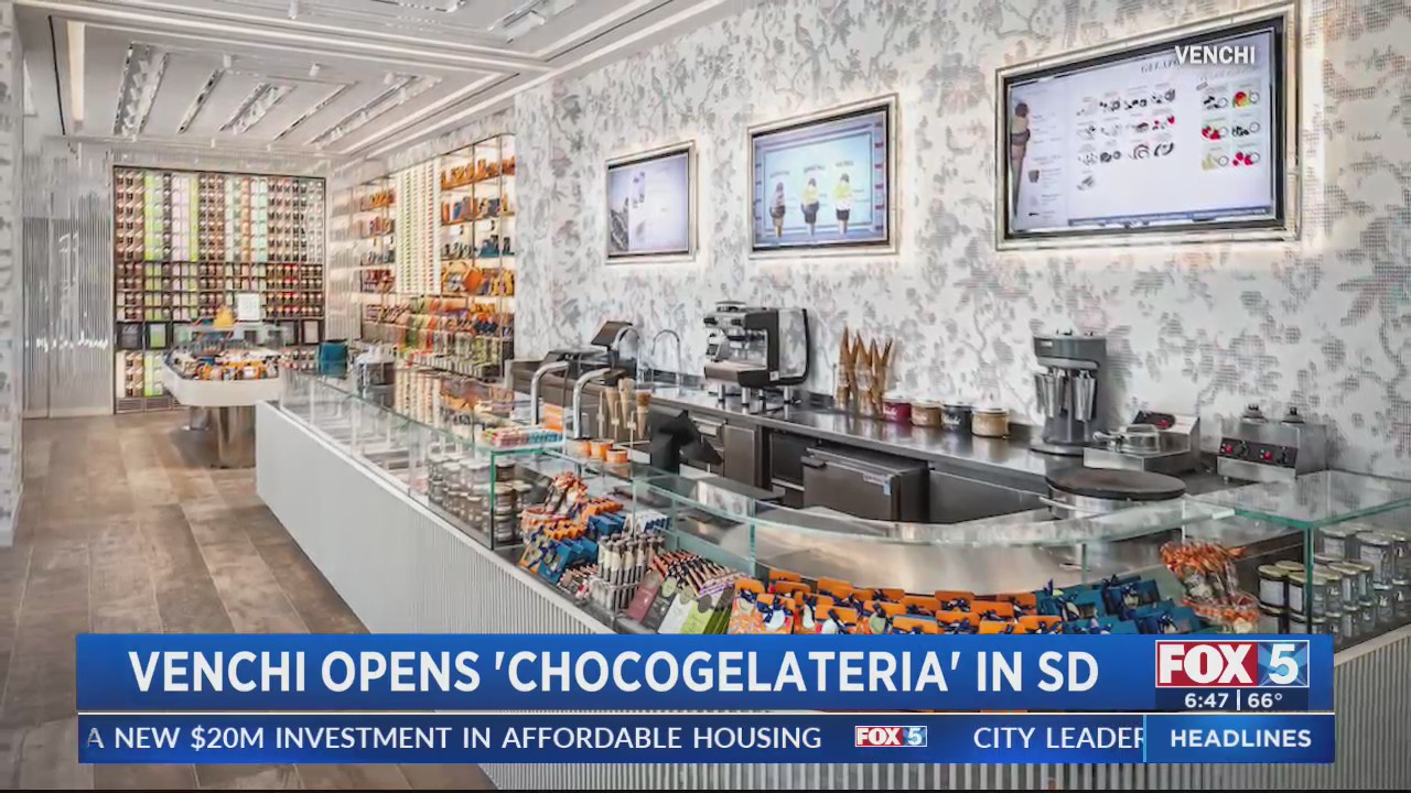 Venchi opens ‘Chocogelateria’ at Westfield UTC – FOX 5 San Diego & KUSI ...