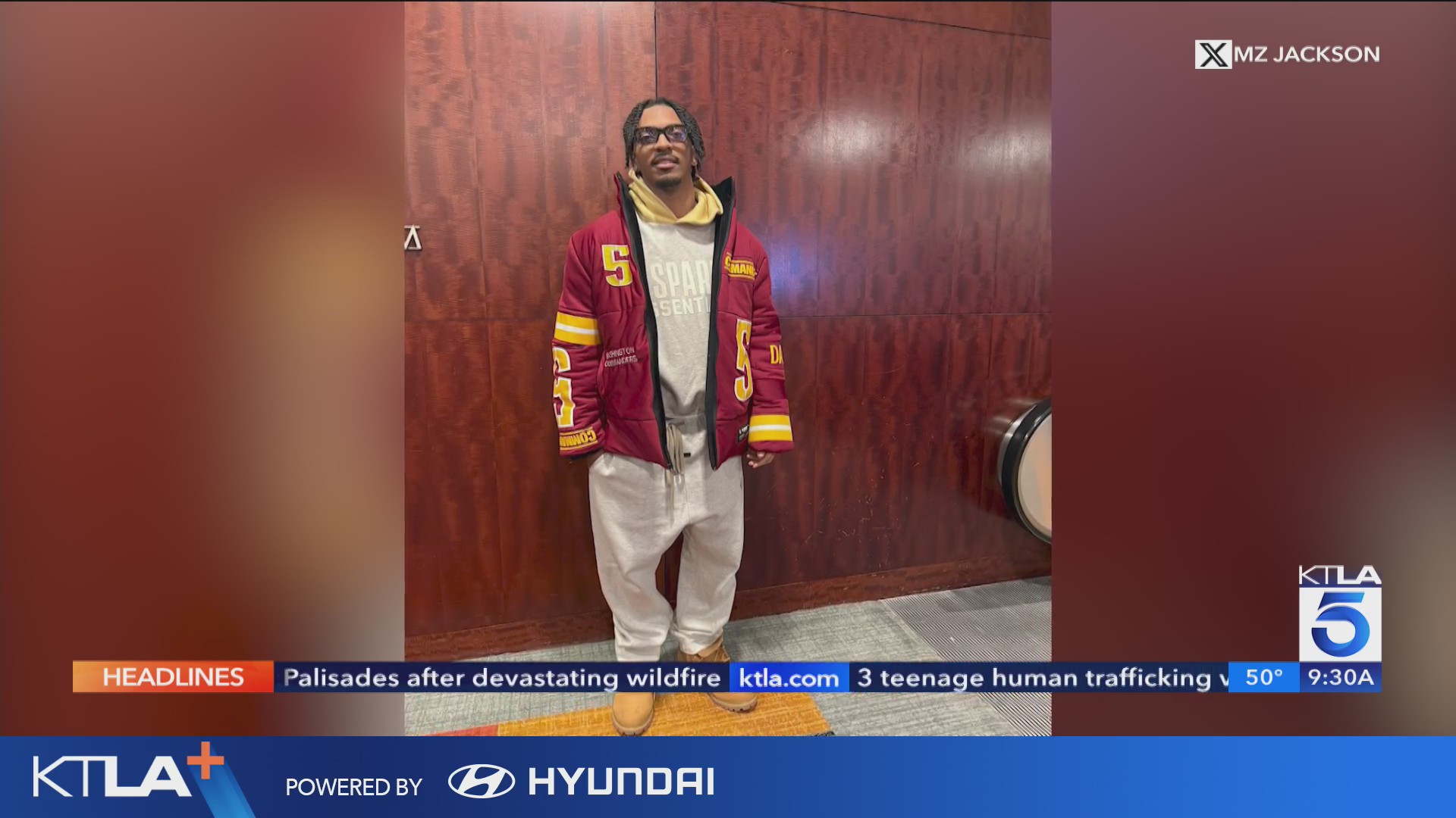 Jayden Daniels auctioning off custom jacket; proceeds to benefit LAFD ...