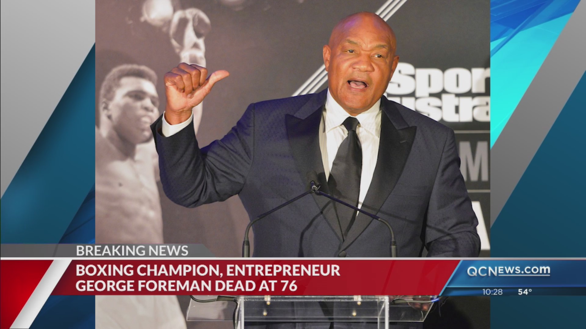 Boxing legend George Foreman dies at 76 – Queen City News