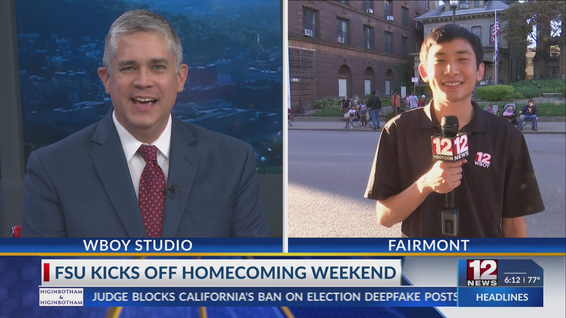 Live from Fairmont State Homecoming – WBOY.com