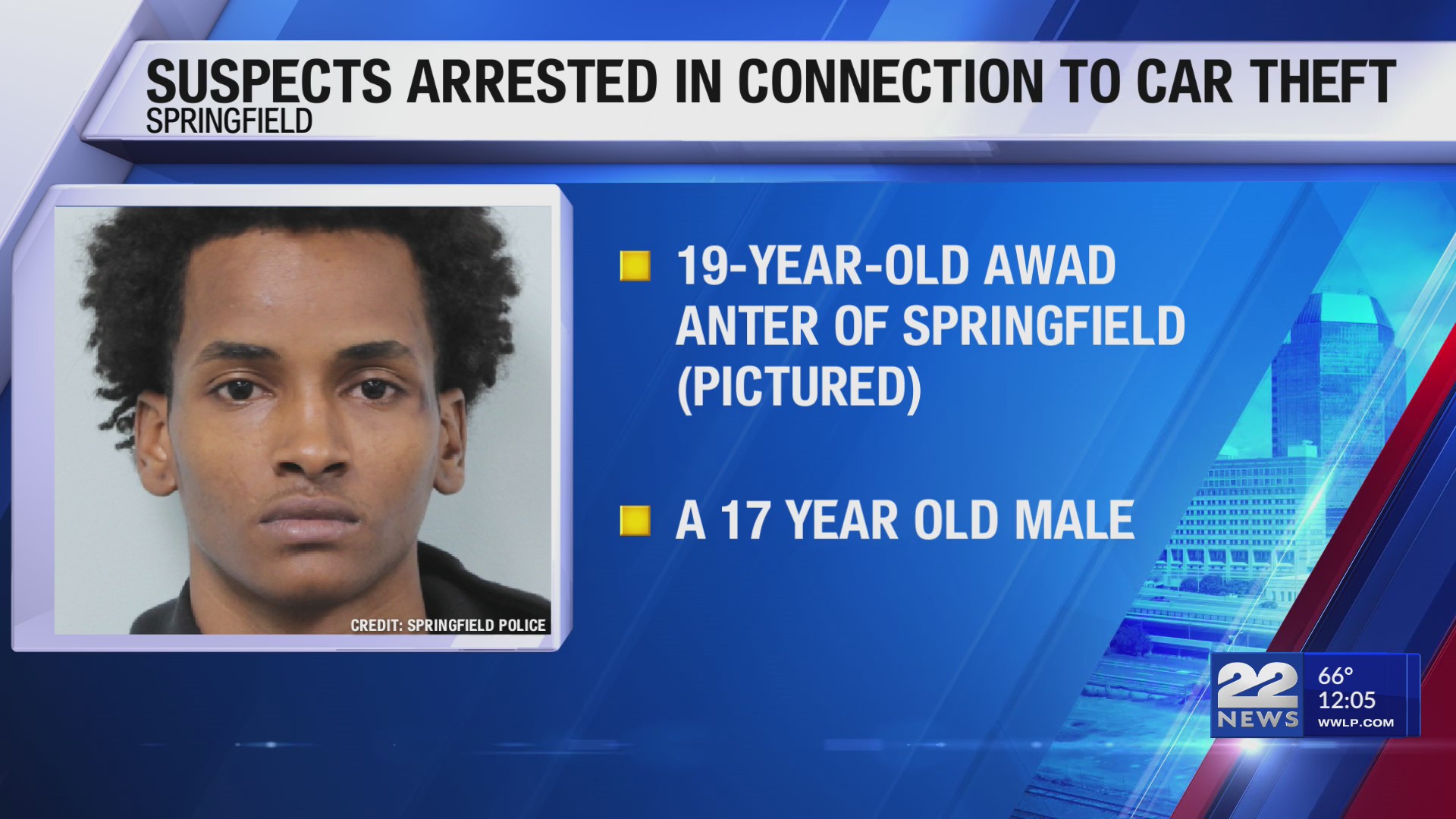 Springfield police arrest two suspects in stolen car after striking ...