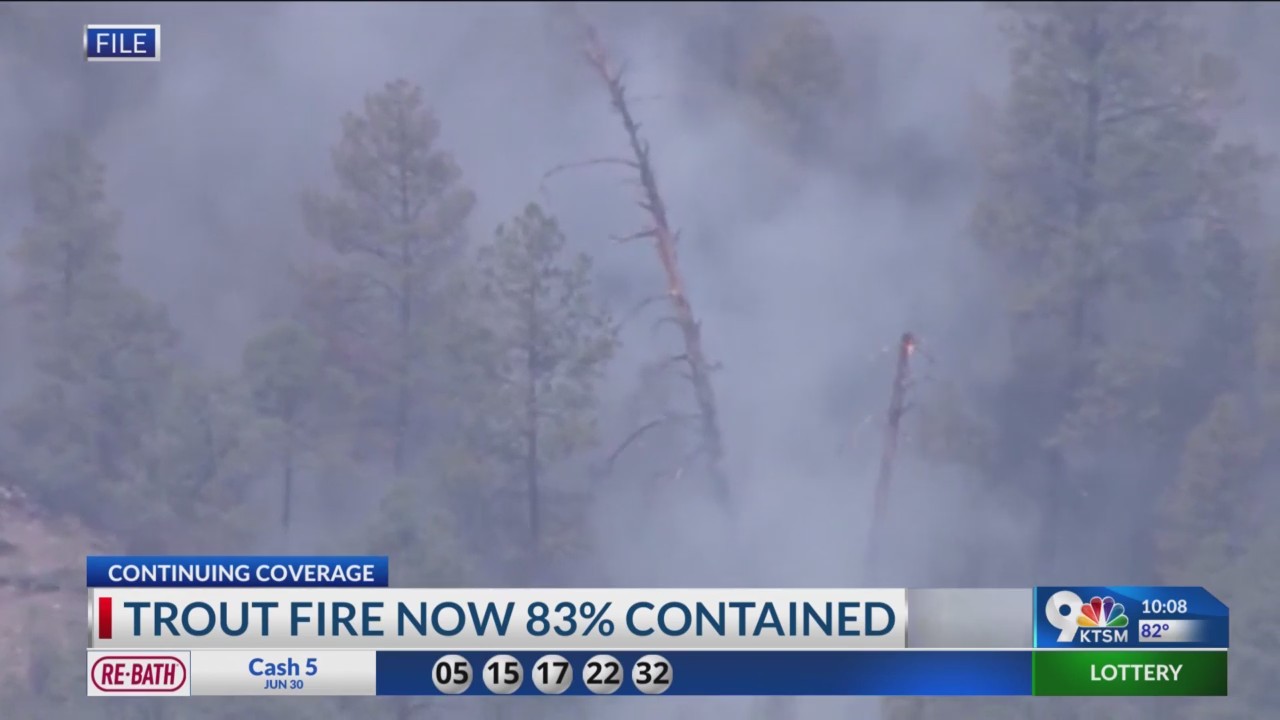 Trout Fire near Silver City now at 83% containment – KTSM 9 News