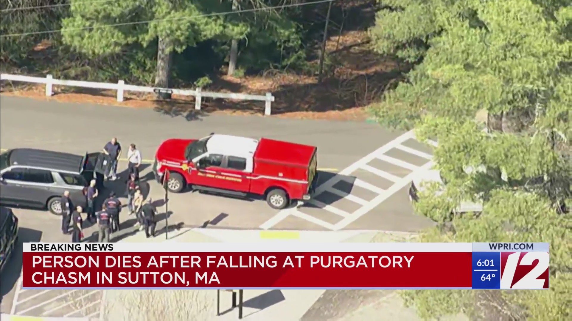 Person dies after fall at Purgatory Chasm in Sutton – WPRI.com