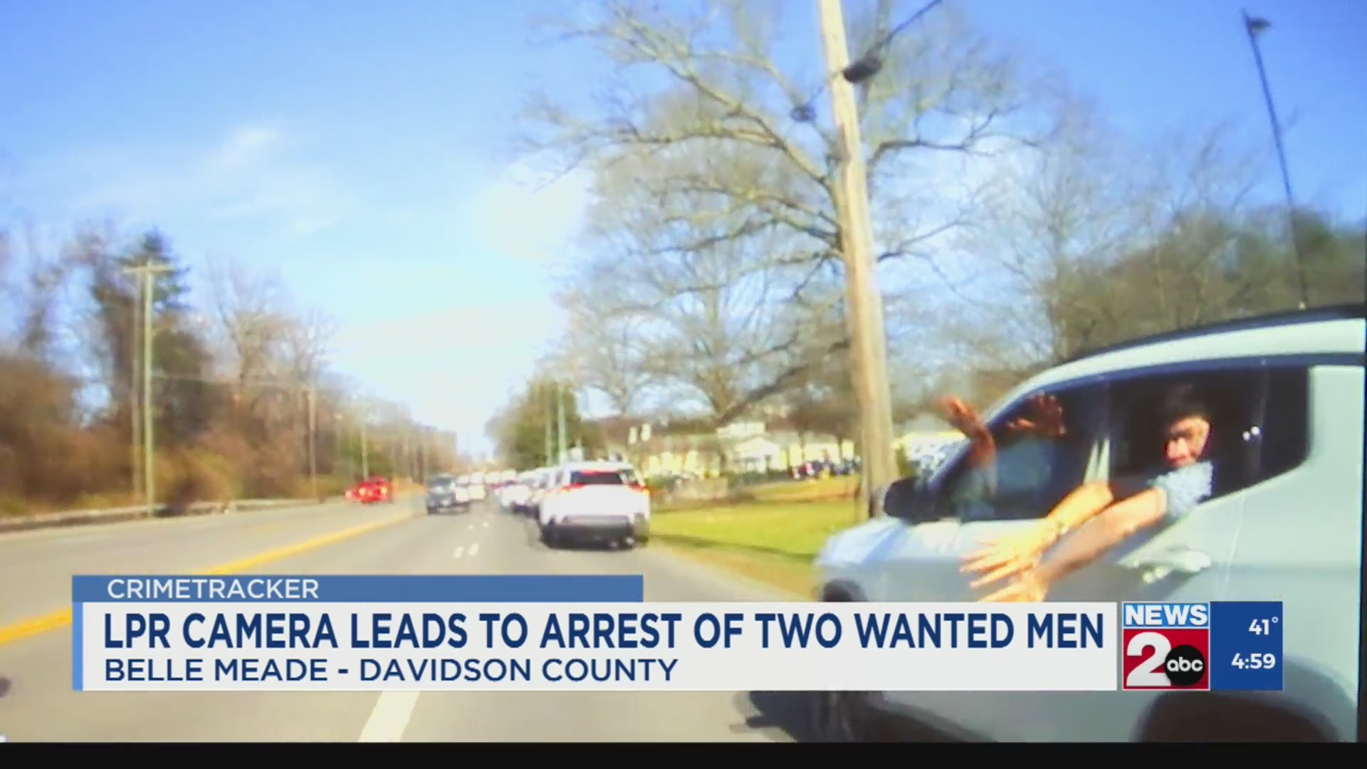 LPR camera leads to arrest of wanted men in Belle Meade – WKRN News 2
