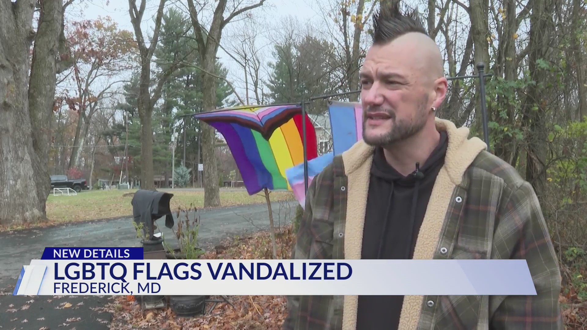 Frederick man speaks out after his Pride flags were vandalized – DC ...