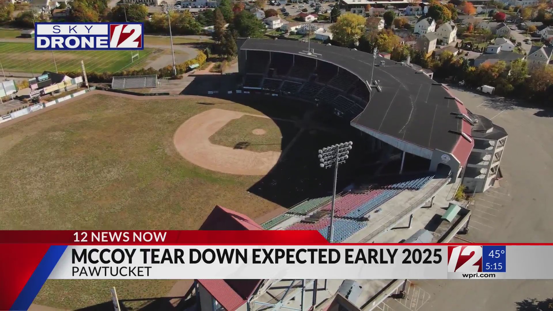 McCoy Stadium demolition to start in early 2025 – WPRI.com
