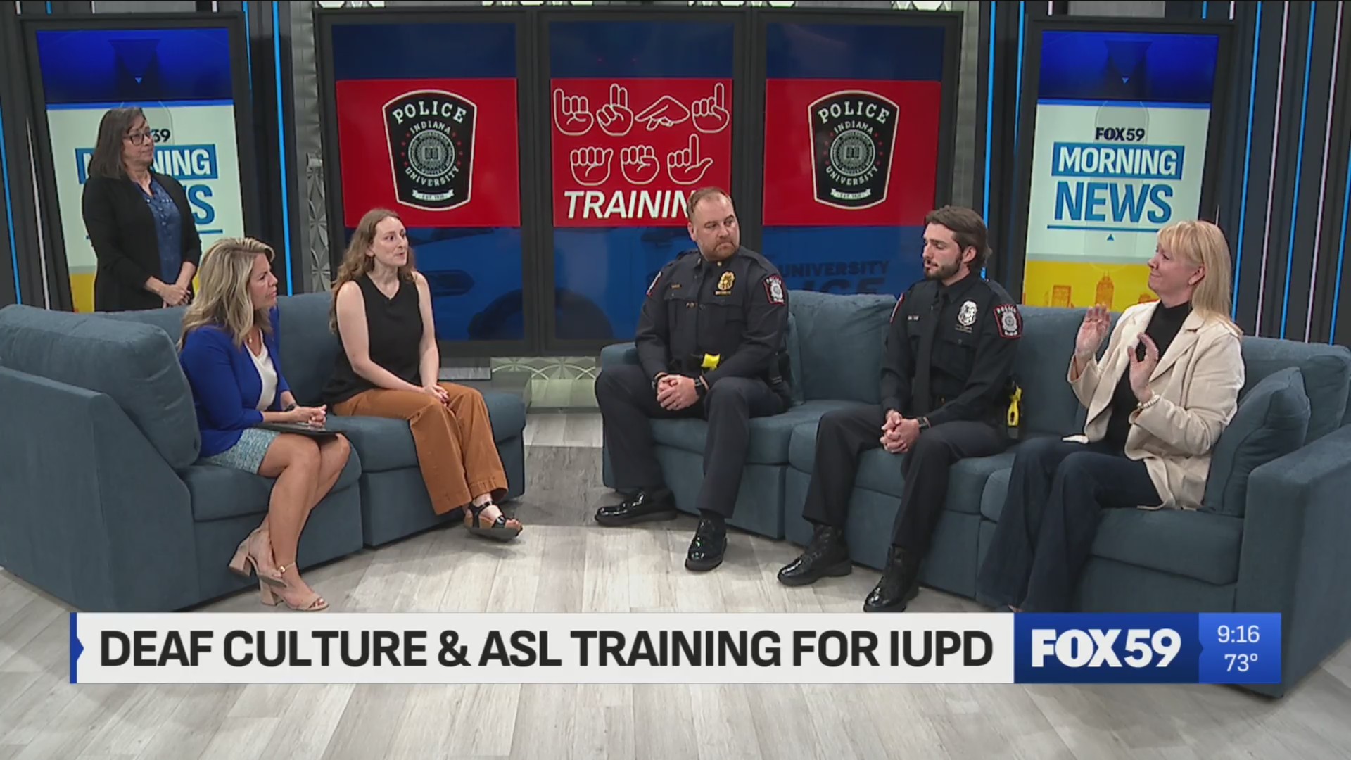 Deaf Culture and American Sign Language Training for IUPD – Fox 59