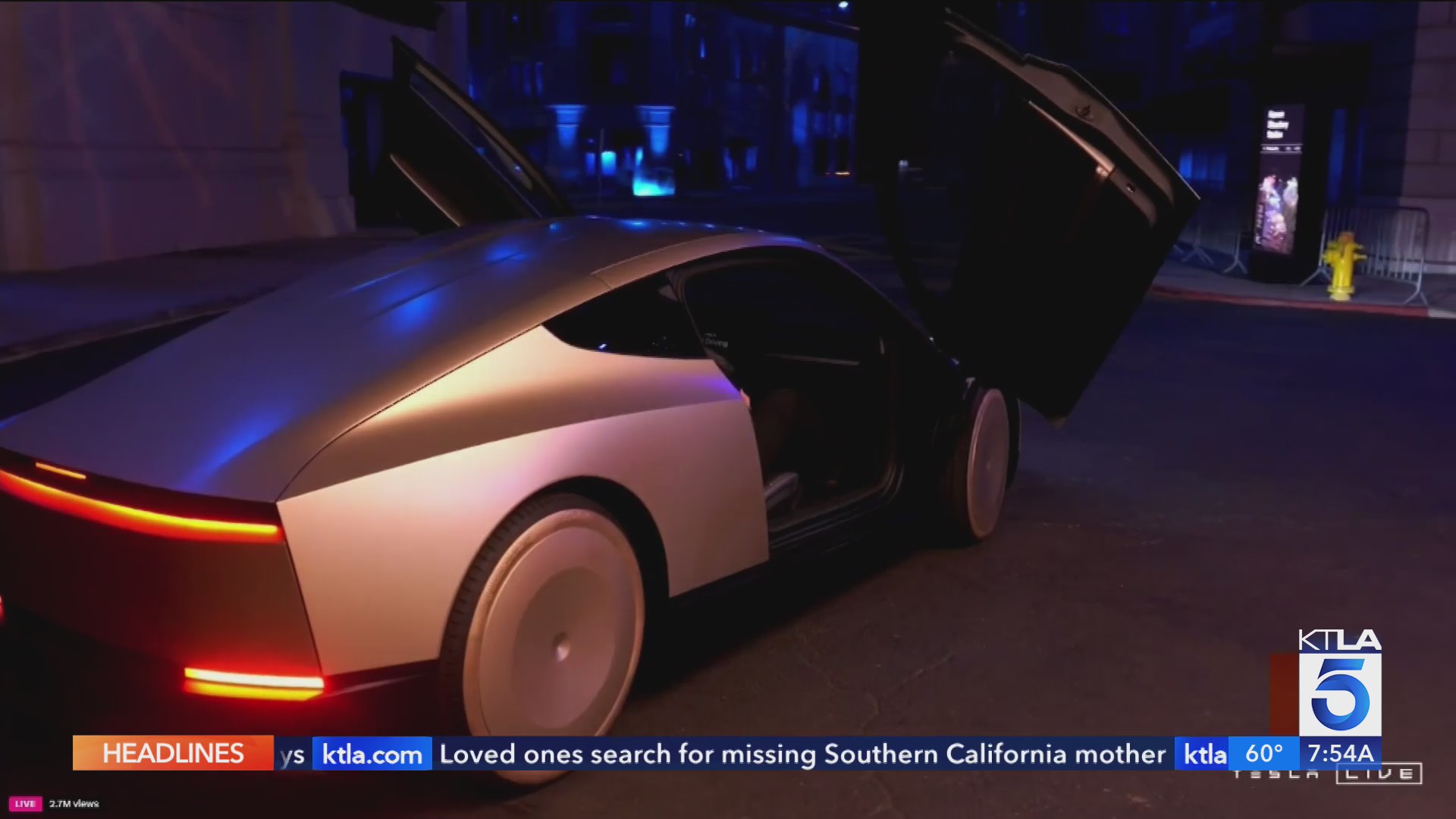 Elon Musk unveils Cybercab in Burbank – KTLA