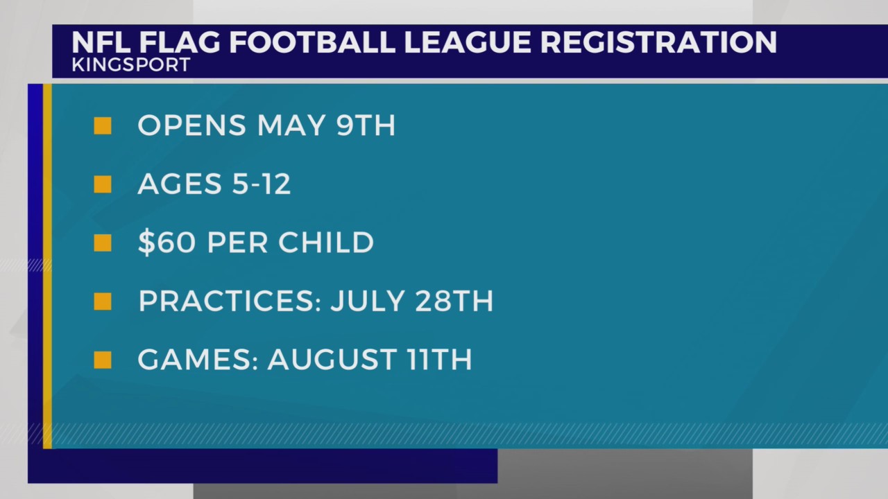 Youth NFL Flag Football League coming to Kingsport – WJHL | Tri-Cities ...