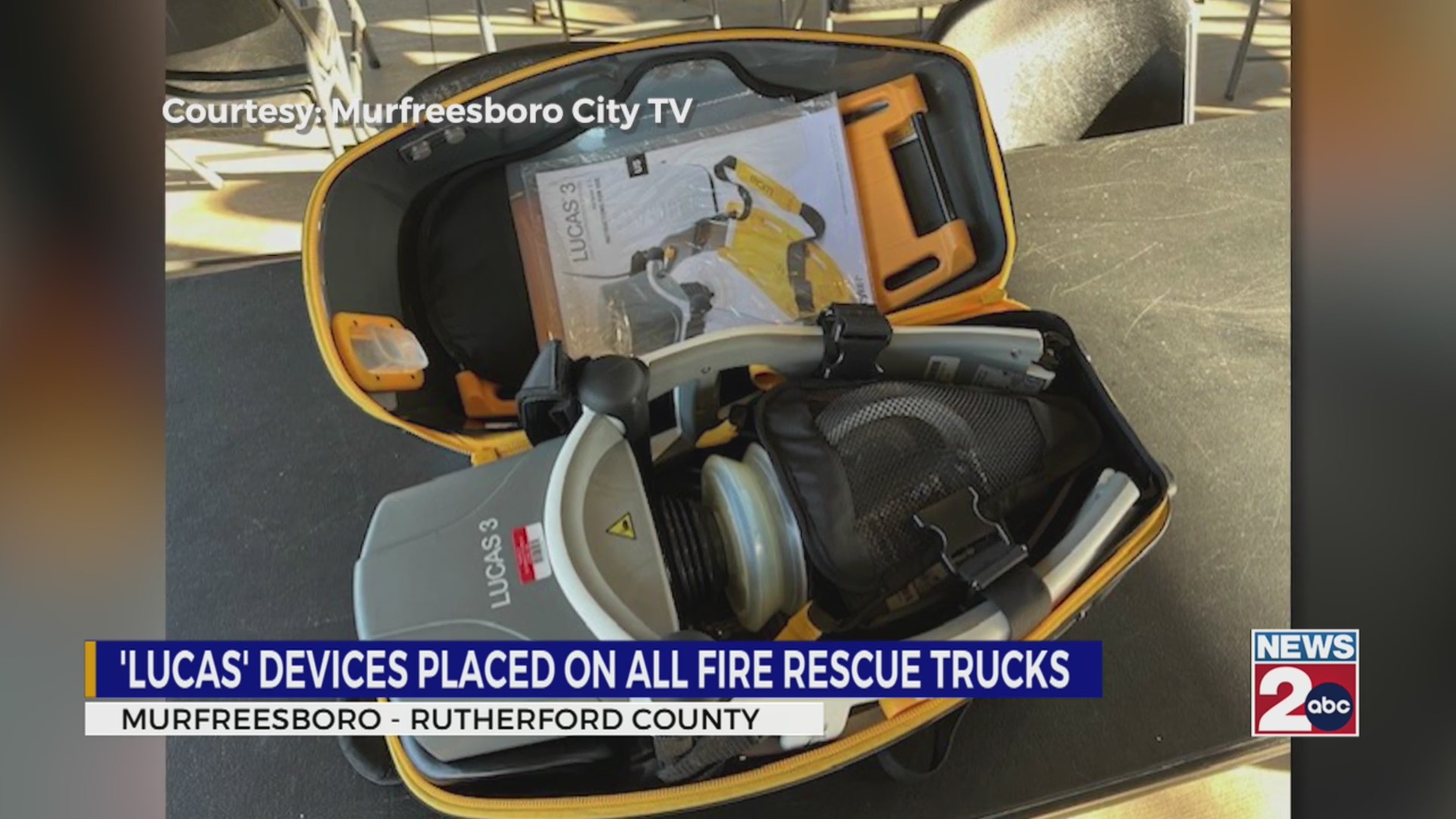 LUCAS devices placed on all Murfreesboro, TN fire & rescue trucks ...