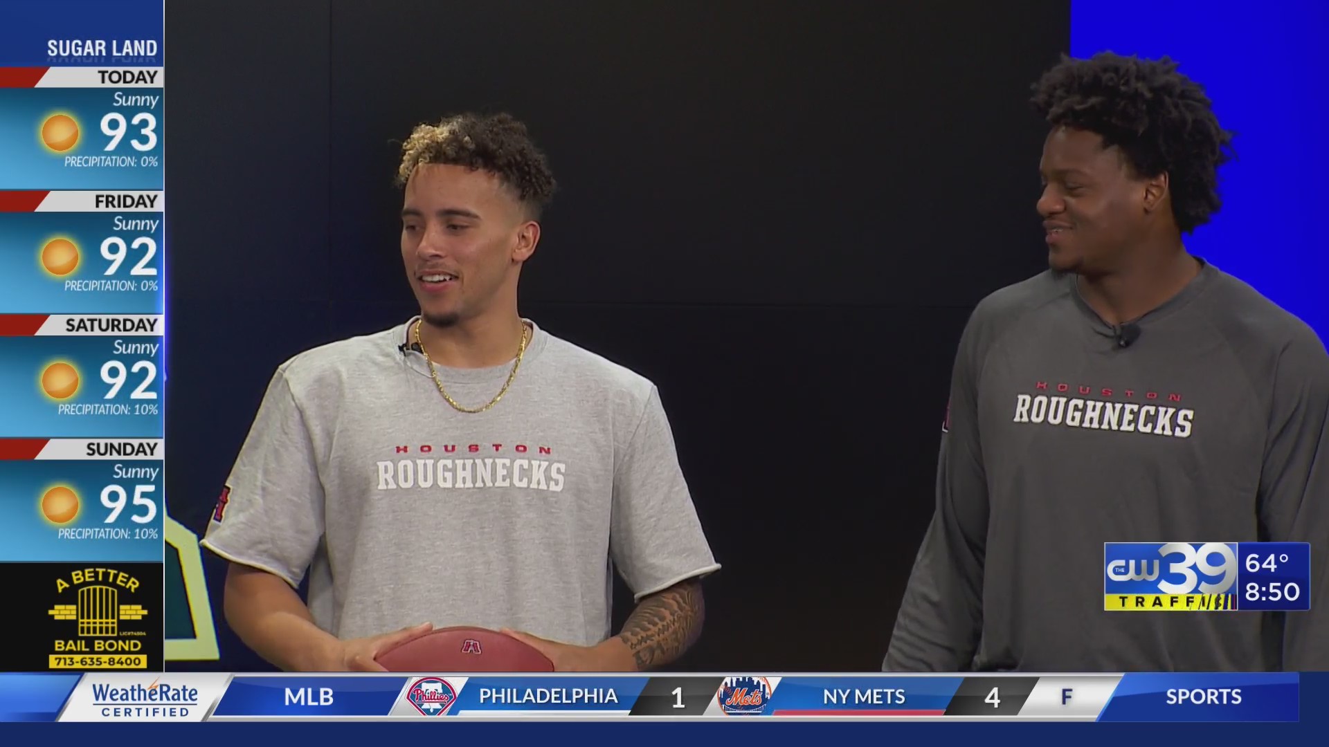 CW39 Houston Roughnecks meet new team members from Texas – CW39 Houston