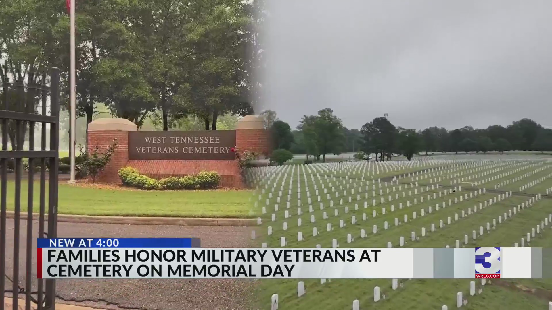 Families honor military veterans on Memorial Day at cemeteries – WREG.com