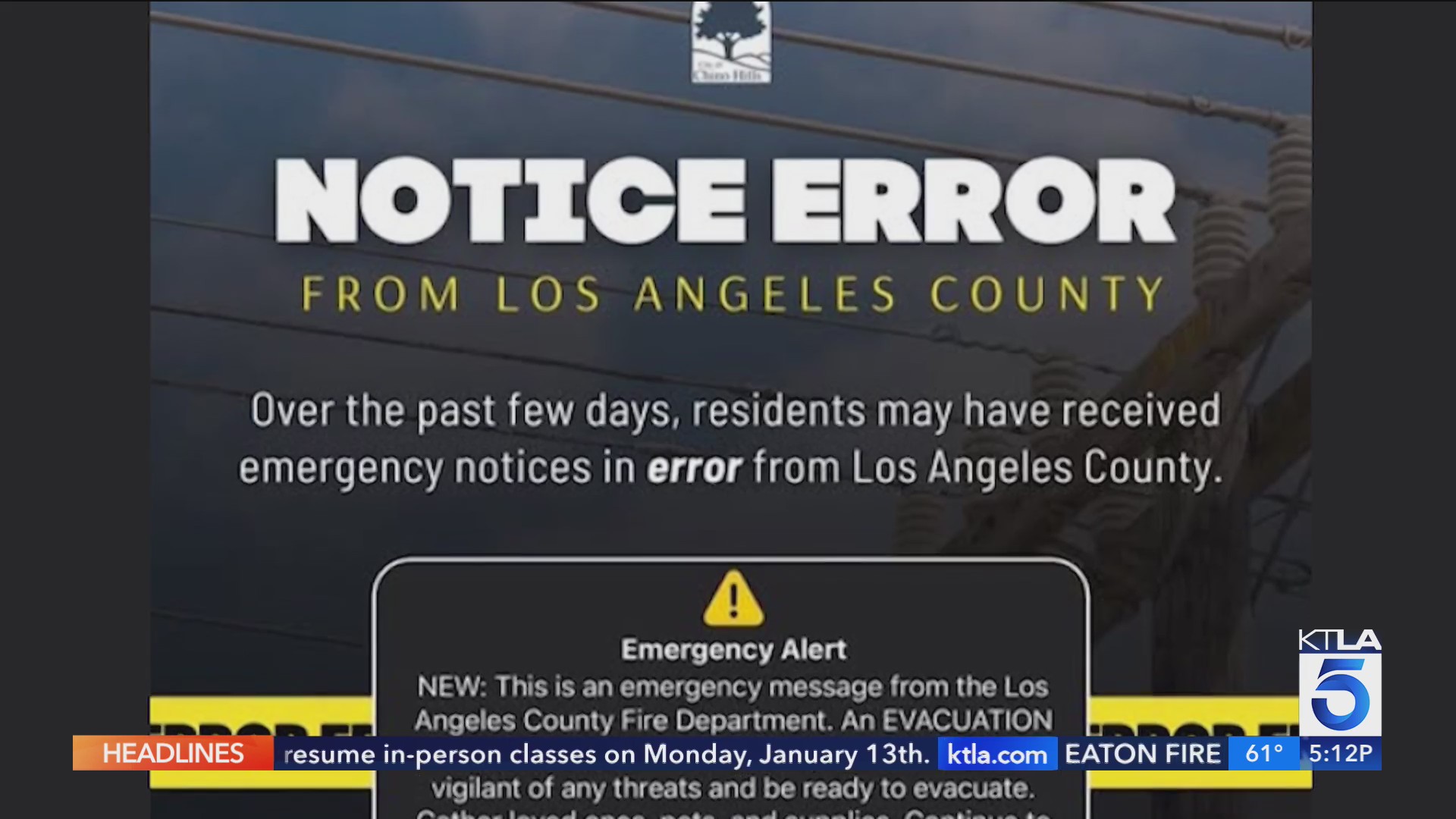False wildfire emergency alerts sent to millions in Southern California ...