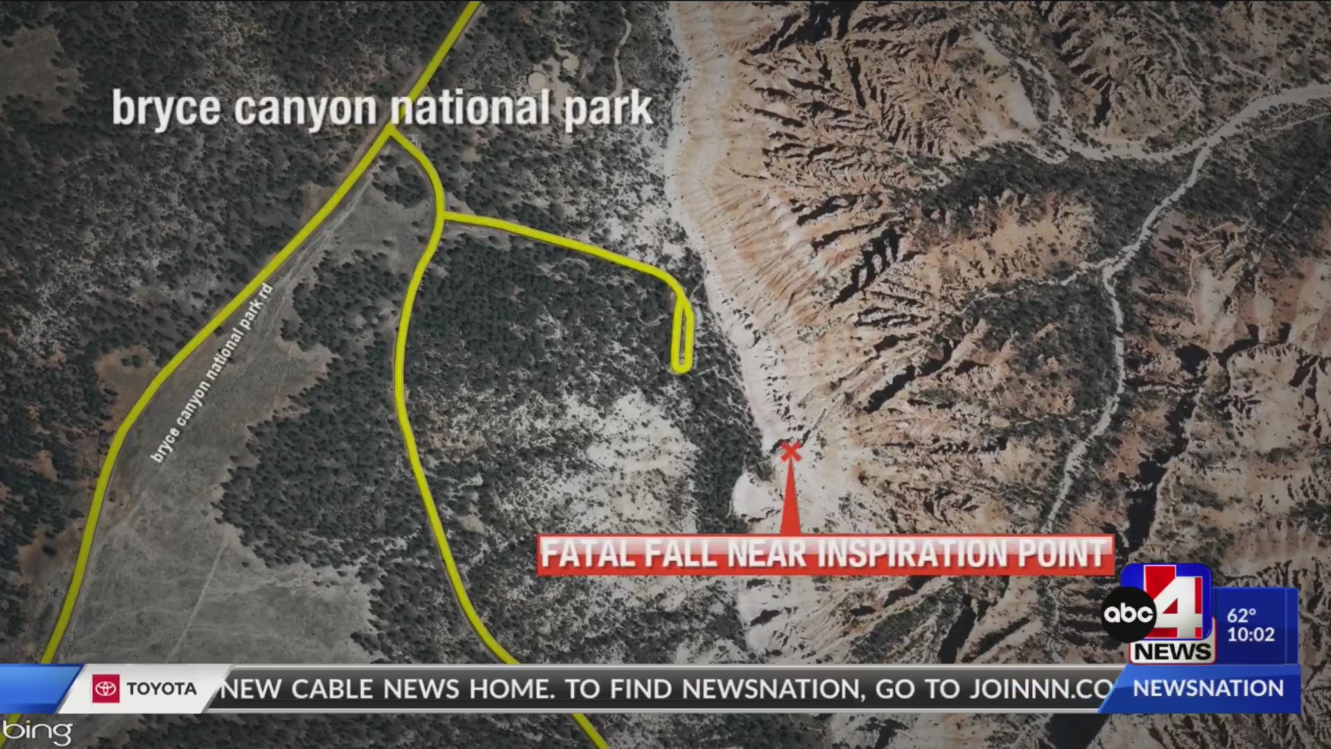 Two dead after falling from a cliff face in Bryce Canyon – ABC4 Utah