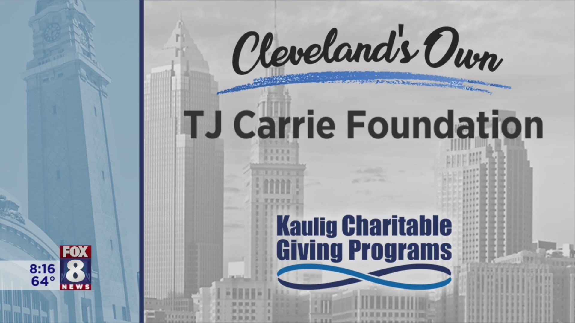 Cleveland’s Own: TJ Carrie Foundation – Fox 8 Cleveland WJW