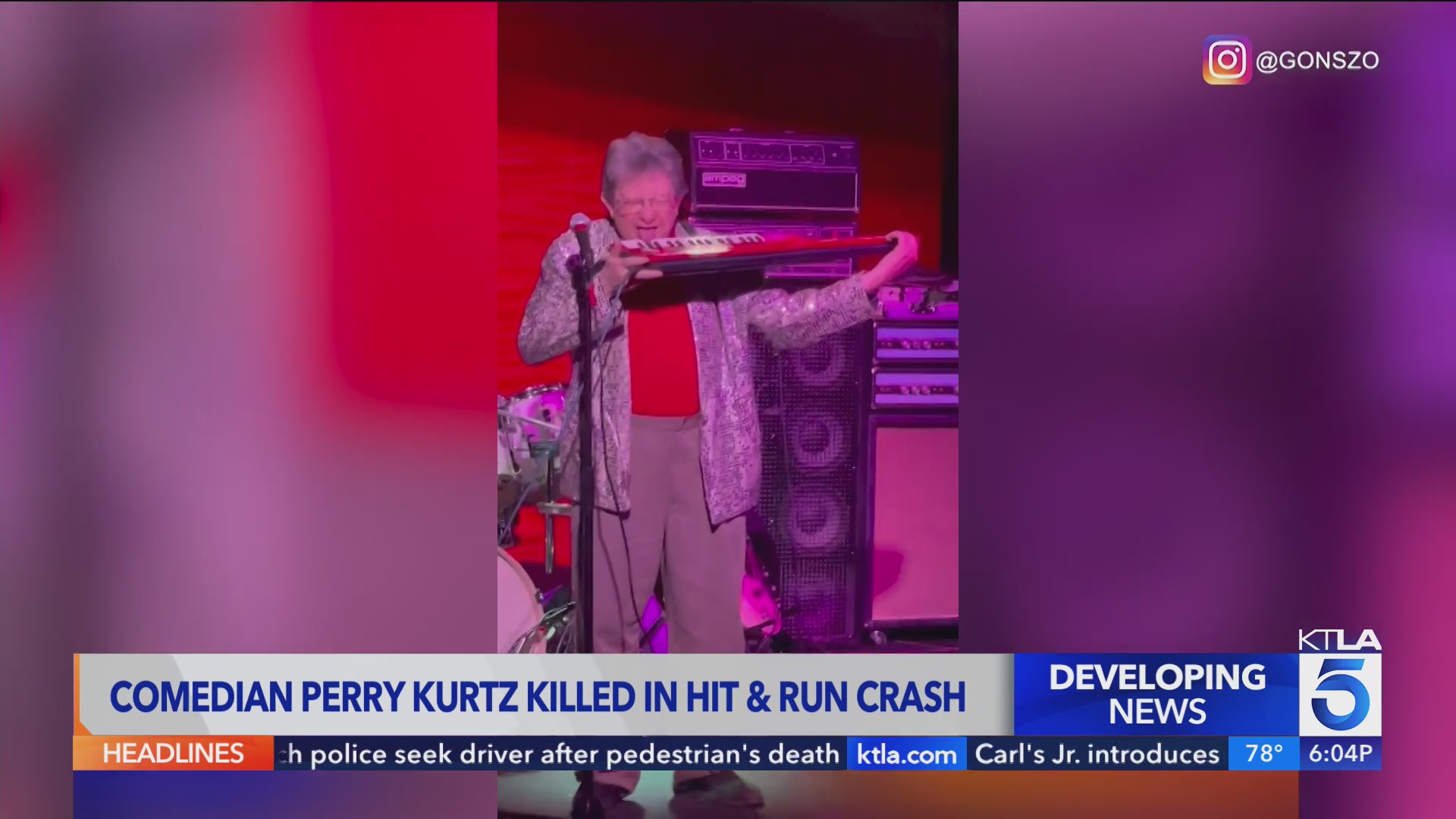 Stand-up comedian Perry Kurtz killed in L.A. hit-and-run crash – KTLA