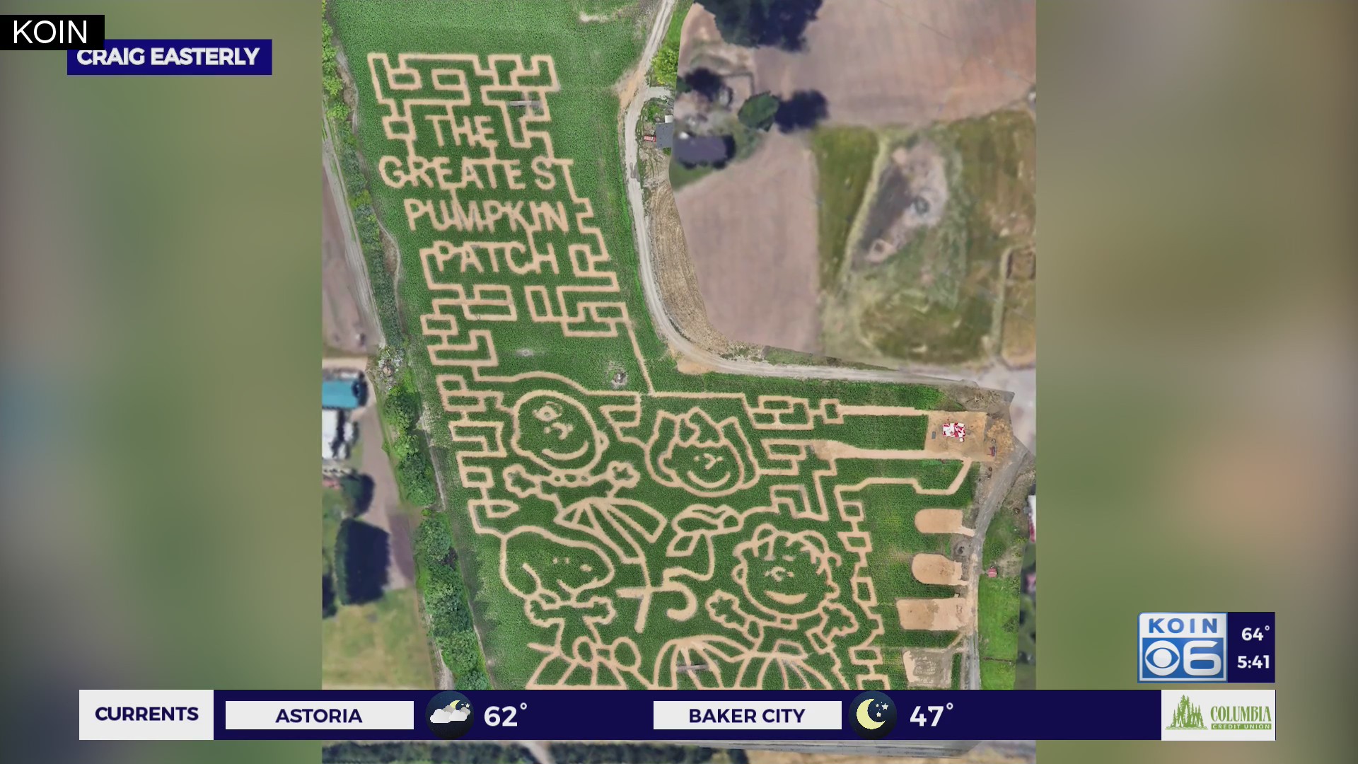 Peanuts Corn Maze 2 – KOIN.com
